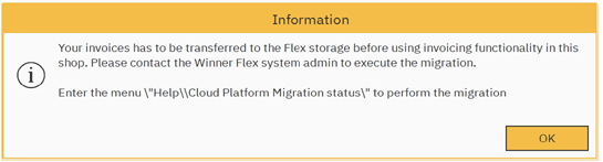 Winner Flex Invoice Migration – Winner Flex